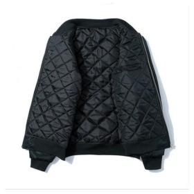 Full Moon White Wolf Embroidered Sukajan Souvenir Jacket