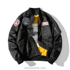 Space Rocket Military Souvenir Pilot Jacket (Many Colors)